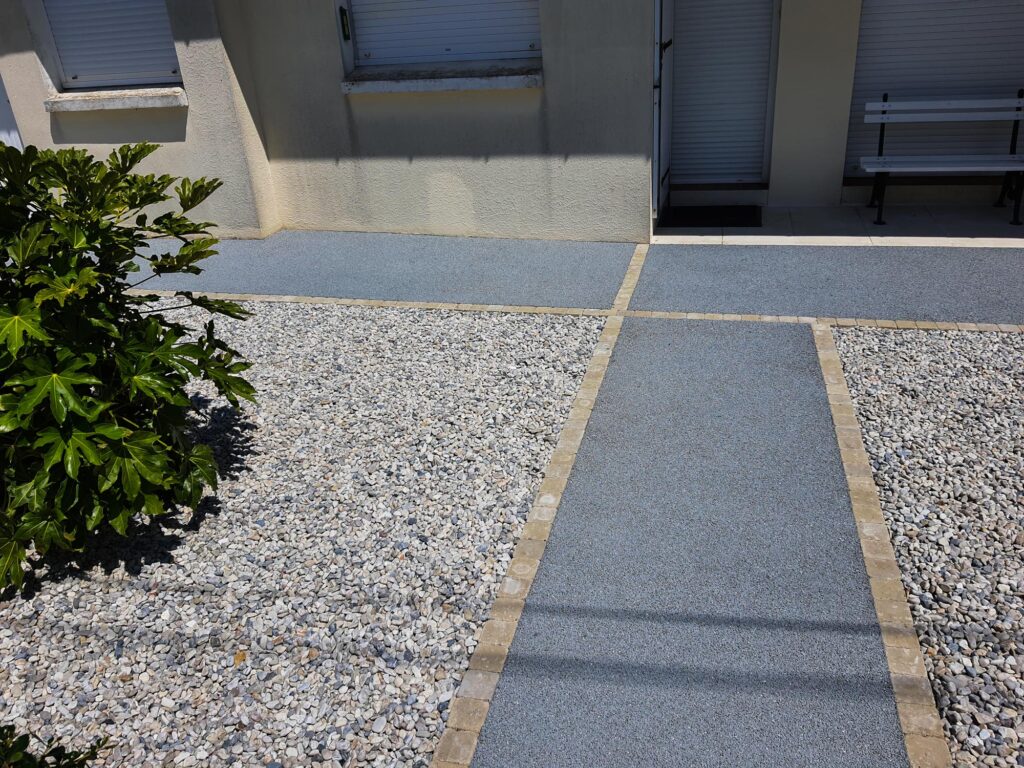 Béton poreux aux Sables d'Olonne et la& Mothe Achard et La Mothe Achard